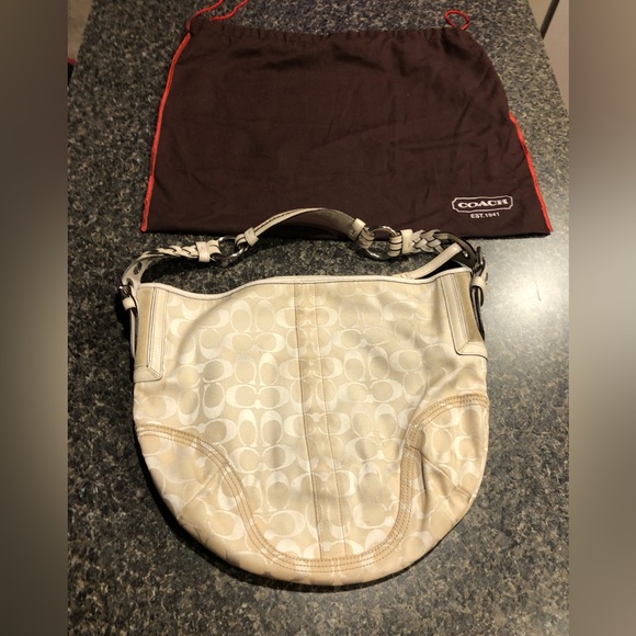 Coach | Bags | Authentic Cream Coach Purse | Poshmark